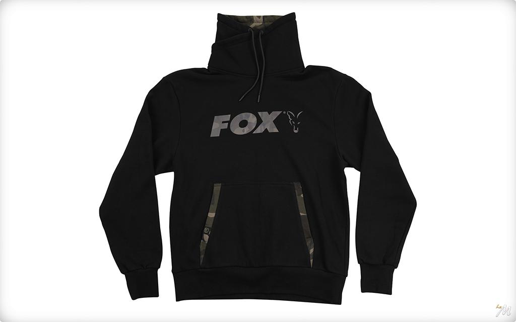 Fox Felpa Black Camo Print High Neck Abbigliamento Invernale Pesca ...