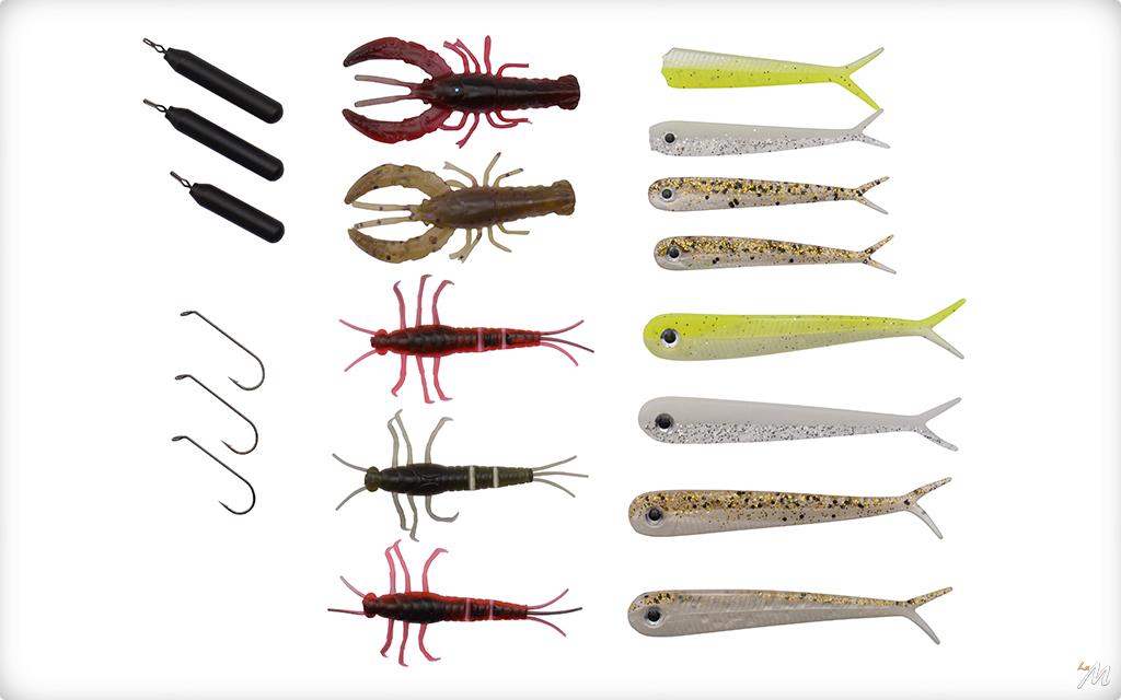 Savagegear DropShot Pro Pack Kit Esche Pesca Spinning Lago Fiume ...