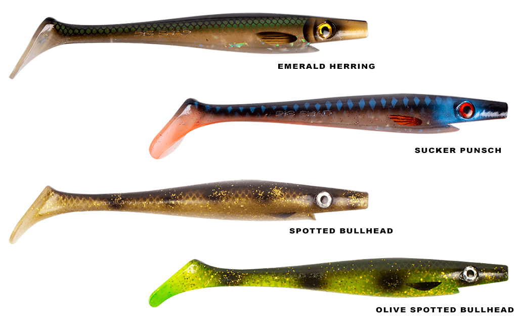 Strike Pro Giant Pig Shad Artificiali Pesca Spinning Predatori Lago ...