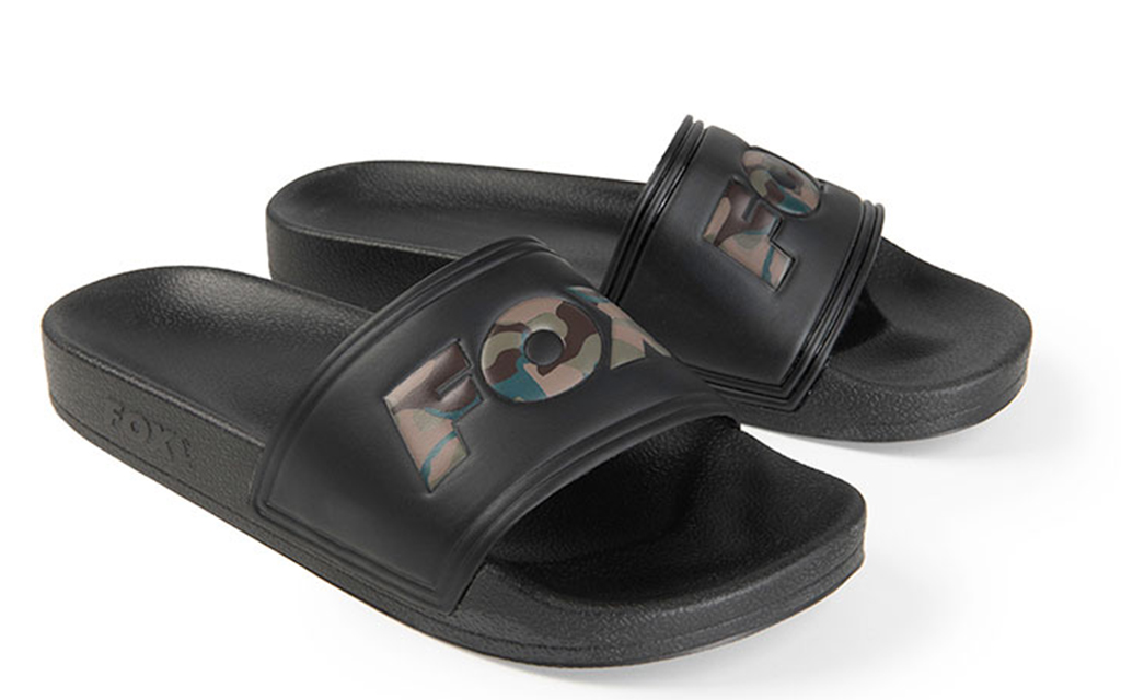 Fox Sliders Black Abbigliamento Pesca Carpfishing Carpa Lago Fiume