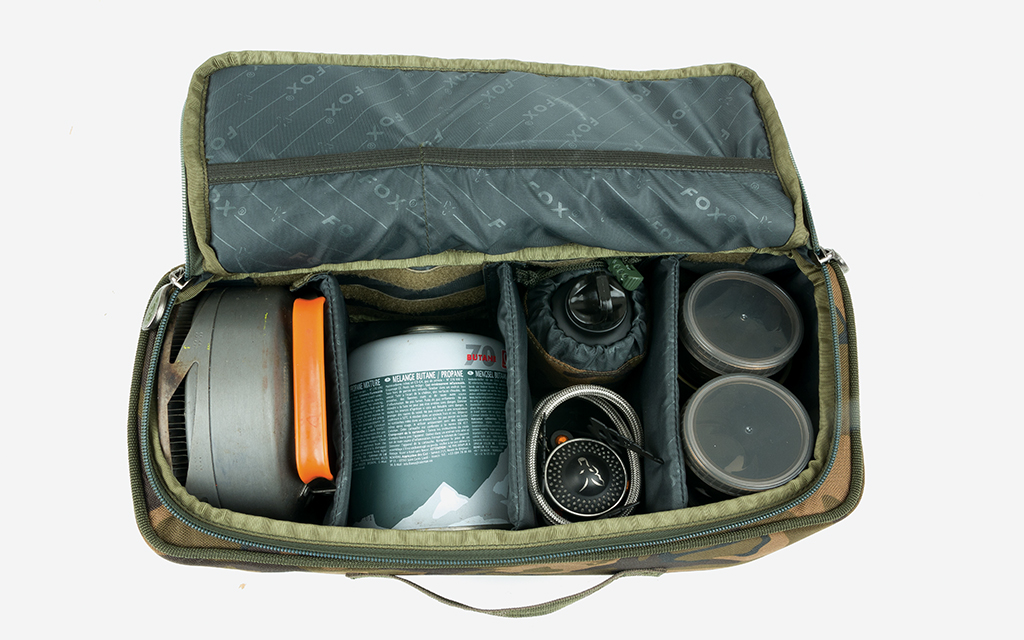 Fox Camolite Brew Kit Bag Pesca Carpfishing Carpa Lago Fiume Campeggio