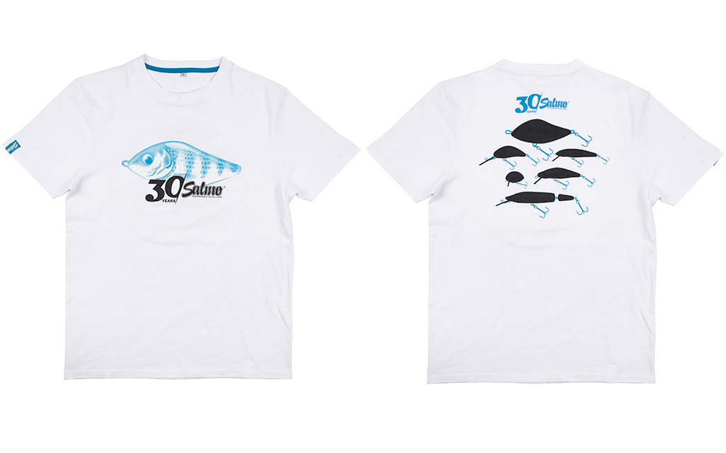 Salmo 30th Anniversary T-Shirt Abbigliamento Pesca Spinning Lago Fiume ...