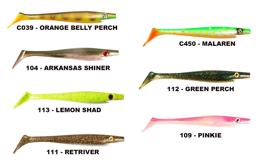 Strike Pro Pig Shad esca Luccio Pesce Gomma