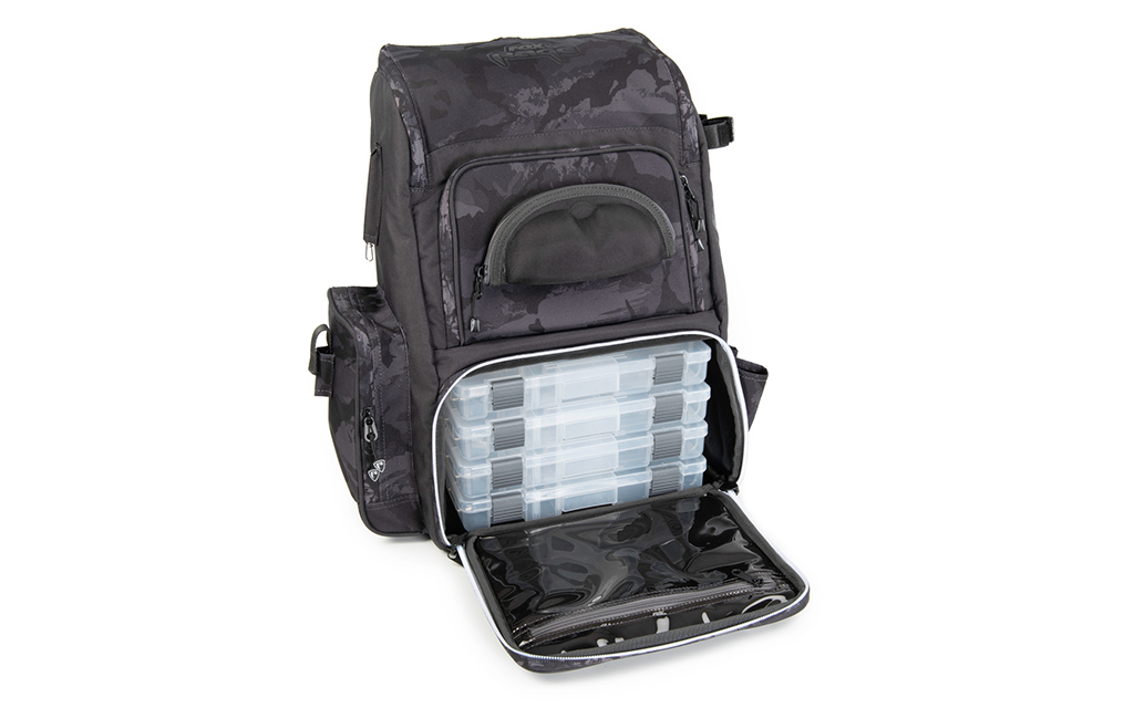Fox Rage Voyager Camo Rucksack Pesca Spinning Trota Blackbass Luccio ...