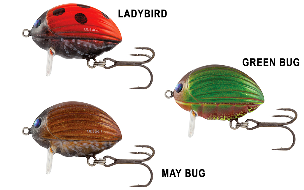 Salmo Lil' Bug Artificiale Pesca Spinning lago Fiume Trota Cavedano ...