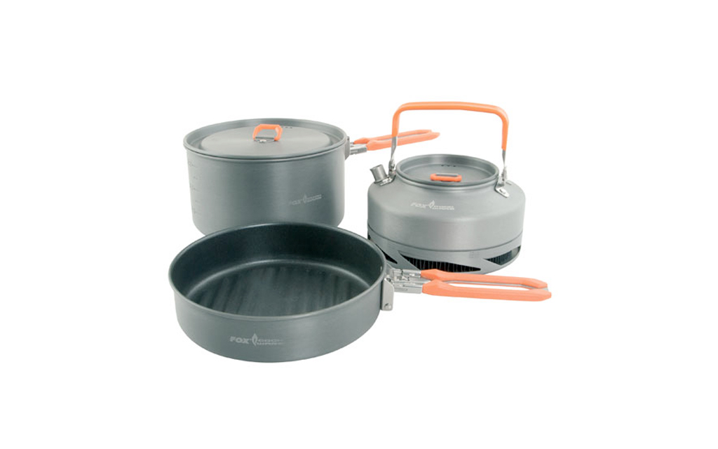 Fox Cookware Medium Set Pentole Carpfishing Campeggio